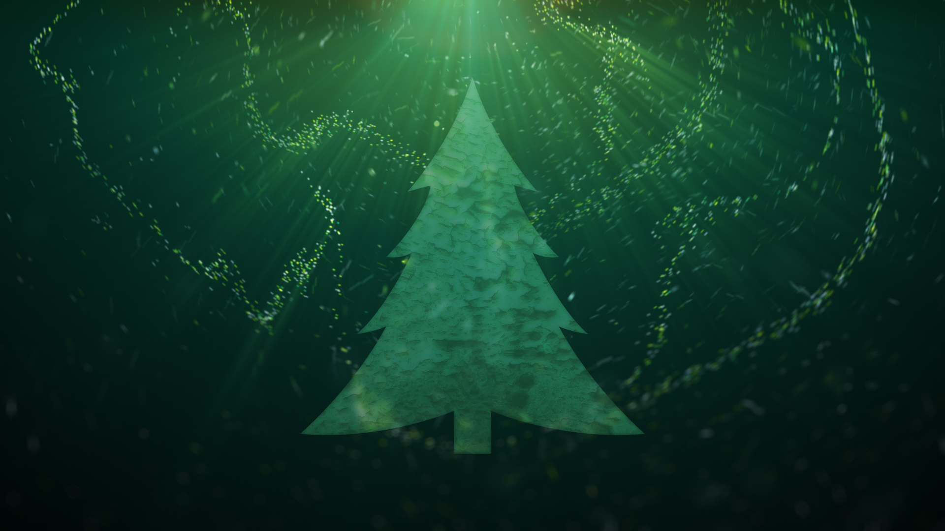 Sparkle Christmas Tree | Motion Video Background