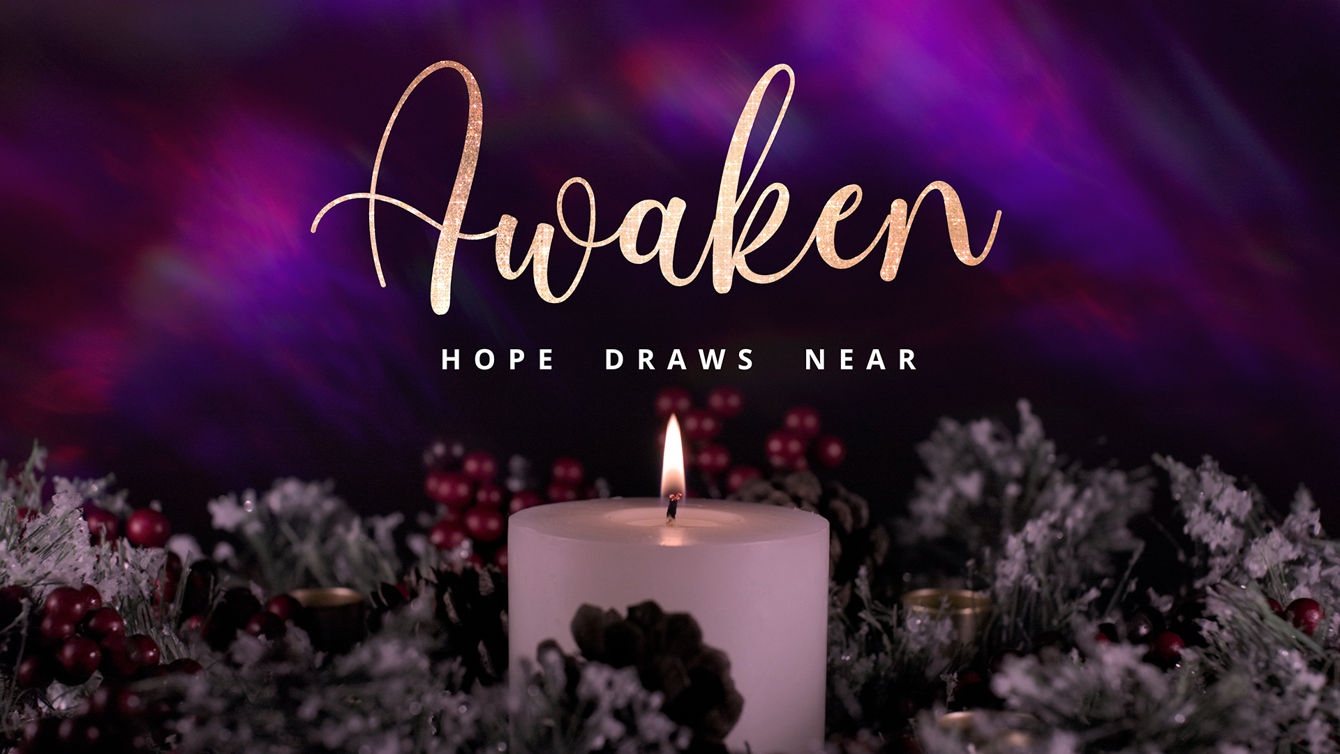 Advent Wreath Awaken | Motion Video Background