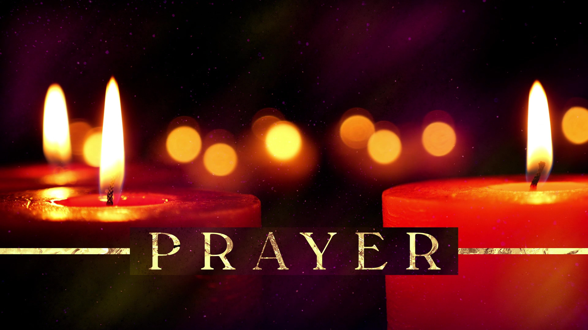 Candlelight Advent Prayer | Motion Video Background