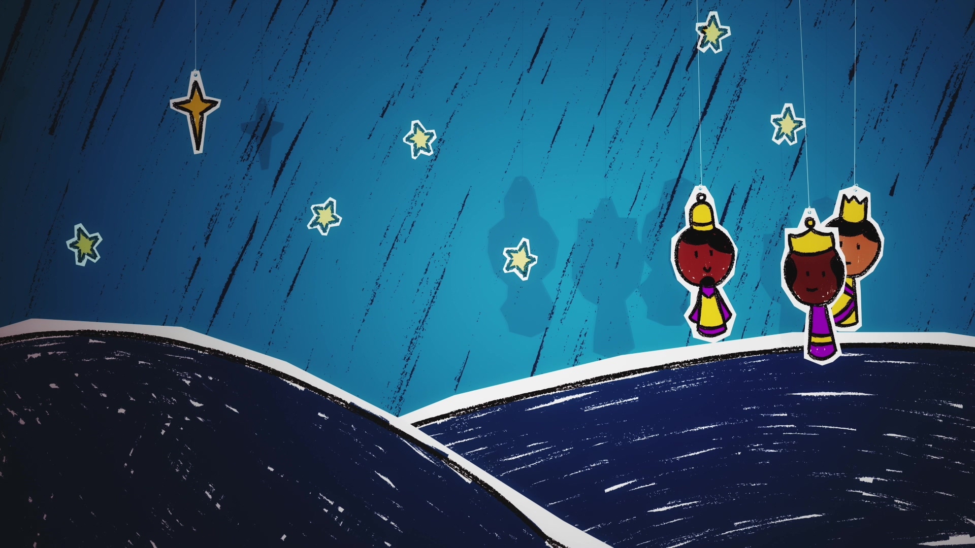 Christmas Pageant Wise Men | Motion Video Background