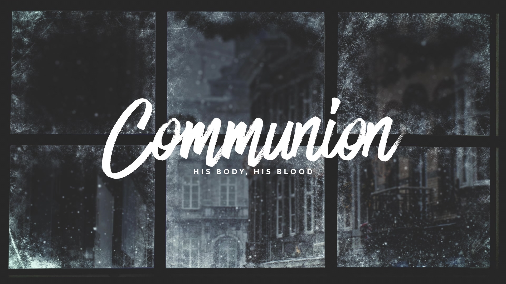 Christmas Windows Communion | Motion Video Background