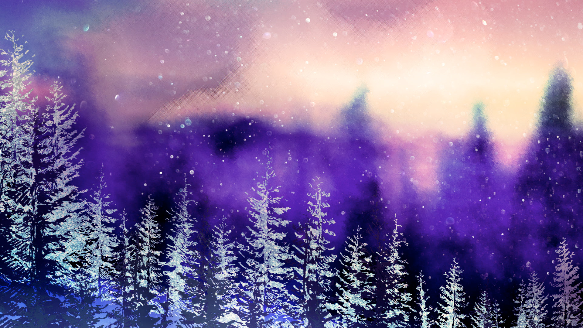 Christmas Woods 9 | Motion Video Background