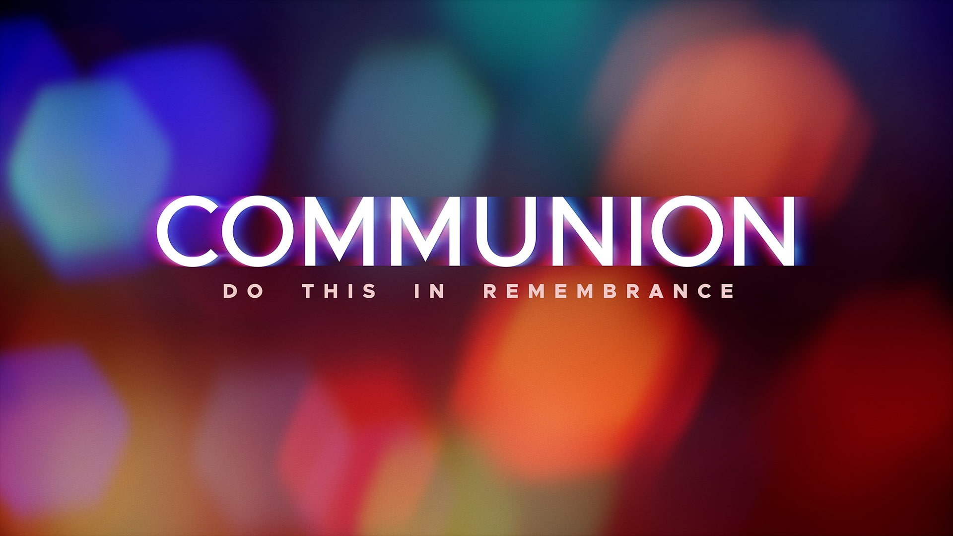 Defocus Communion | Motion Video Background