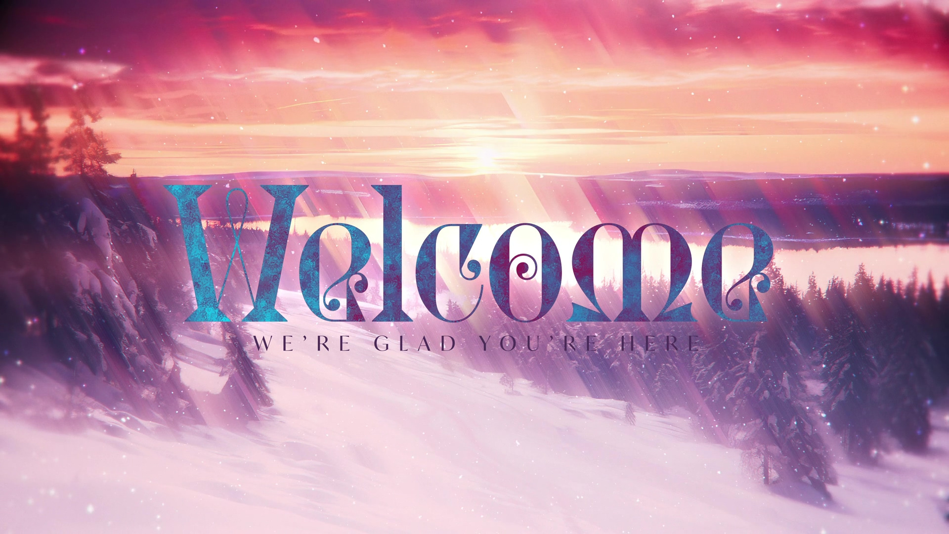 Holiday Visions Welcome | Motion Video Background