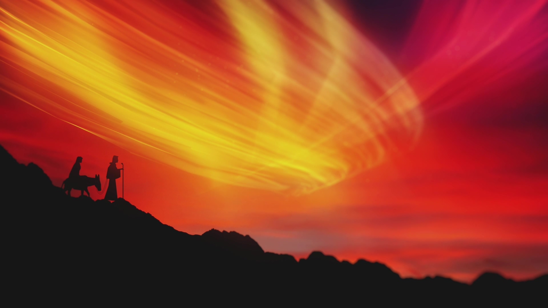 Nativity Glow Journey | Motion Video Background