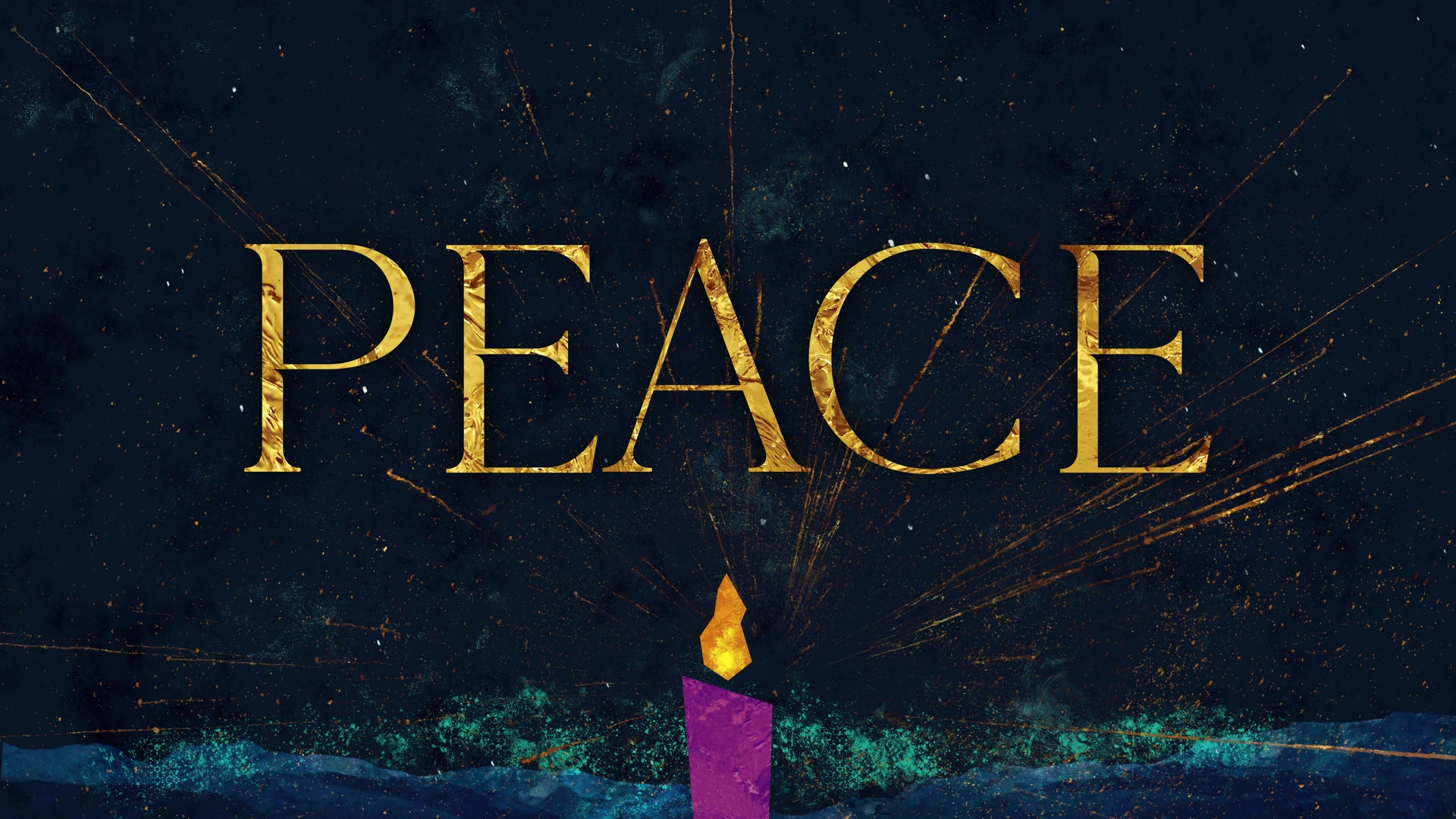 Silent Night Advent Peace | Motion Video Background