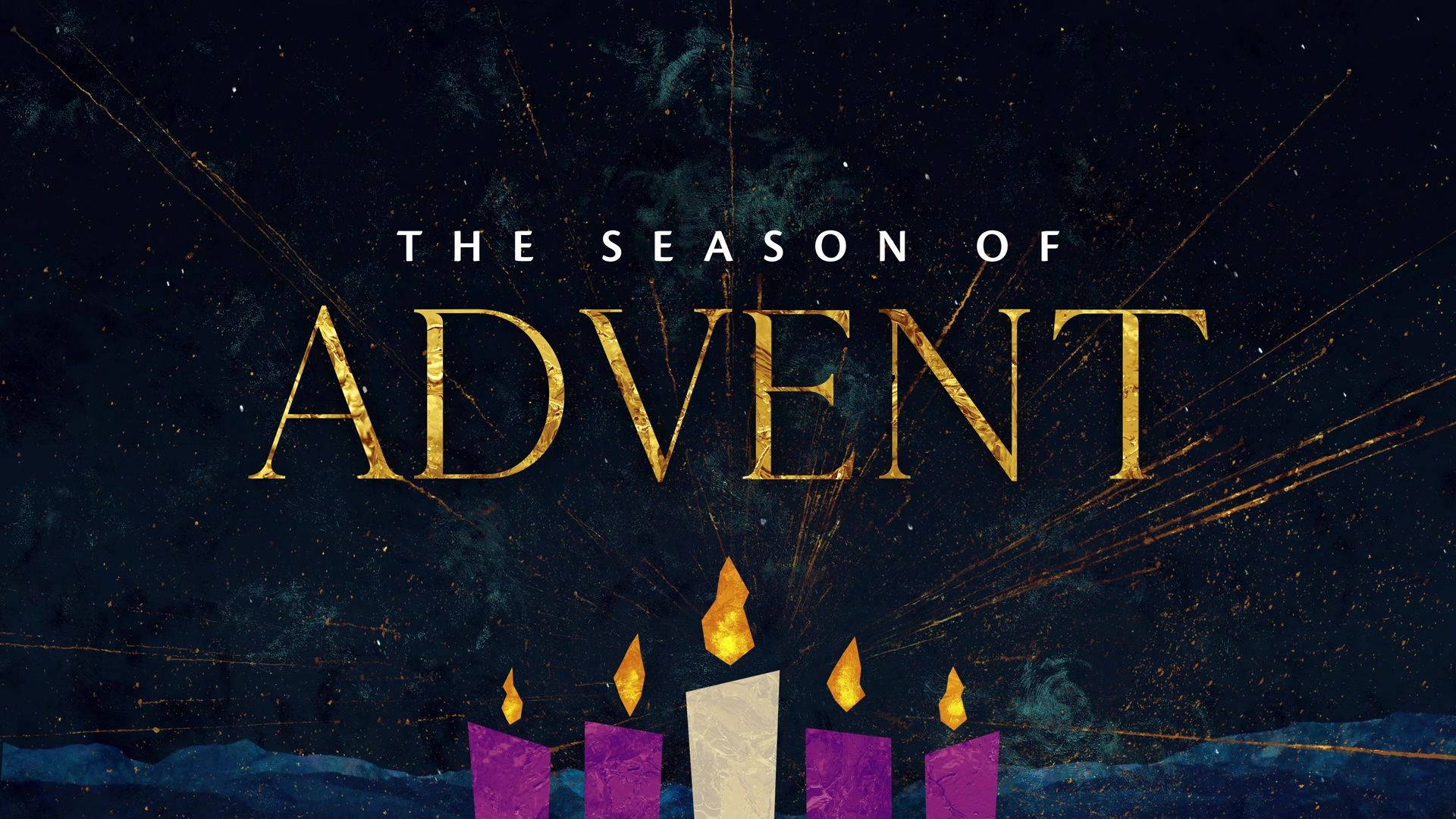 Silent Night The Season Of Advent | Motion Video Background