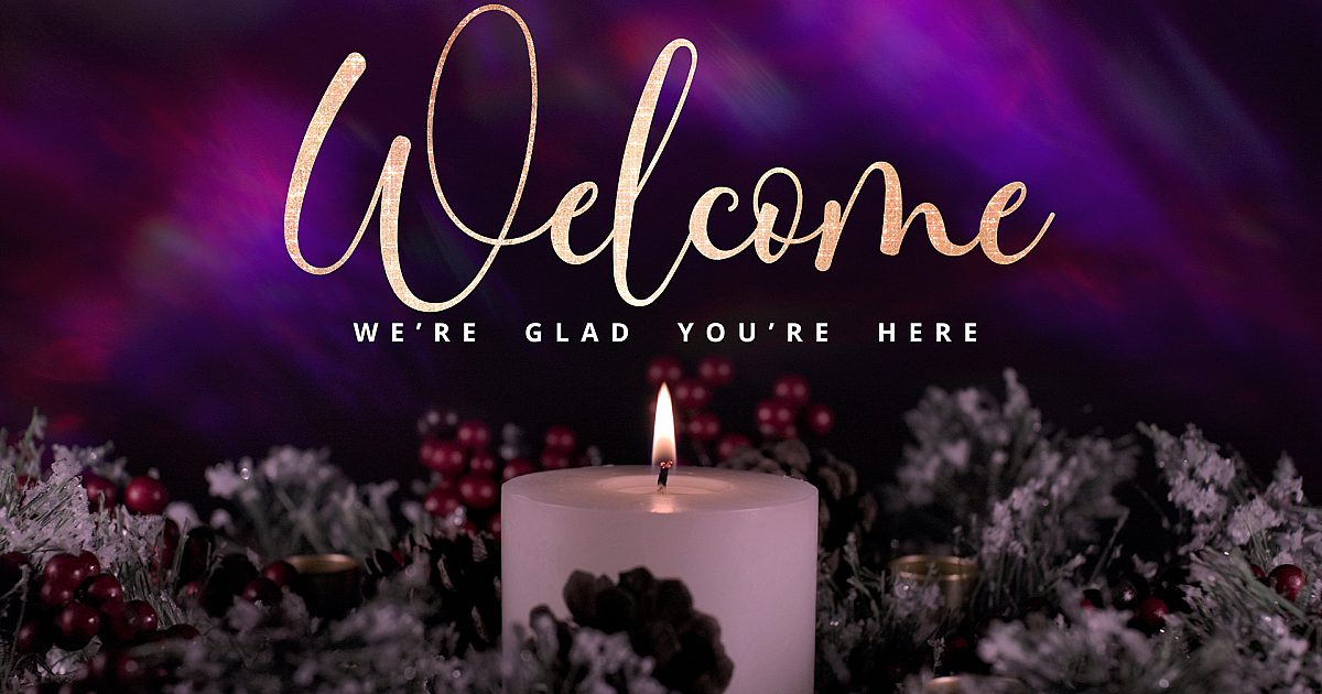 Advent Wreath Welcome | Motion Video Background