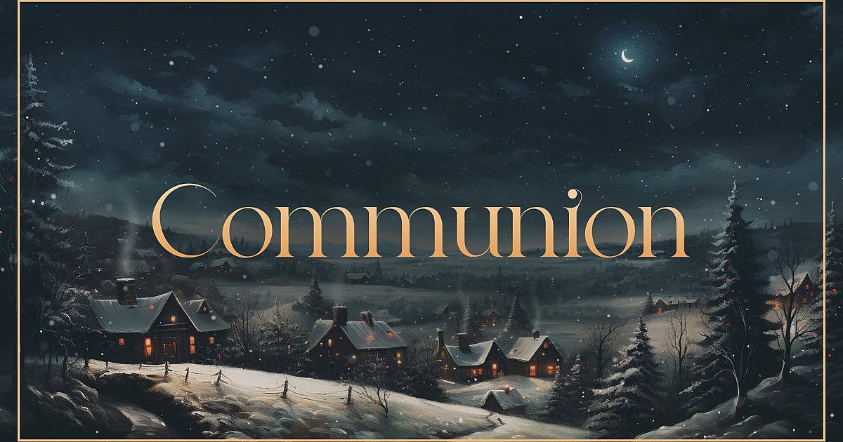 Christmas Villages Communion | Motion Video Background