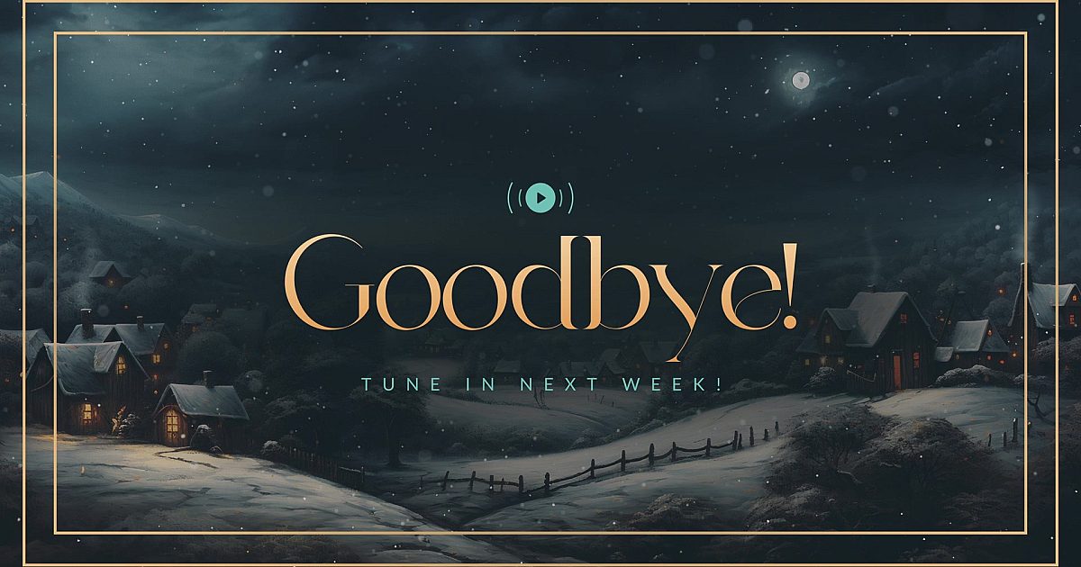 Christmas Villages Exit Stream | Motion Video Background