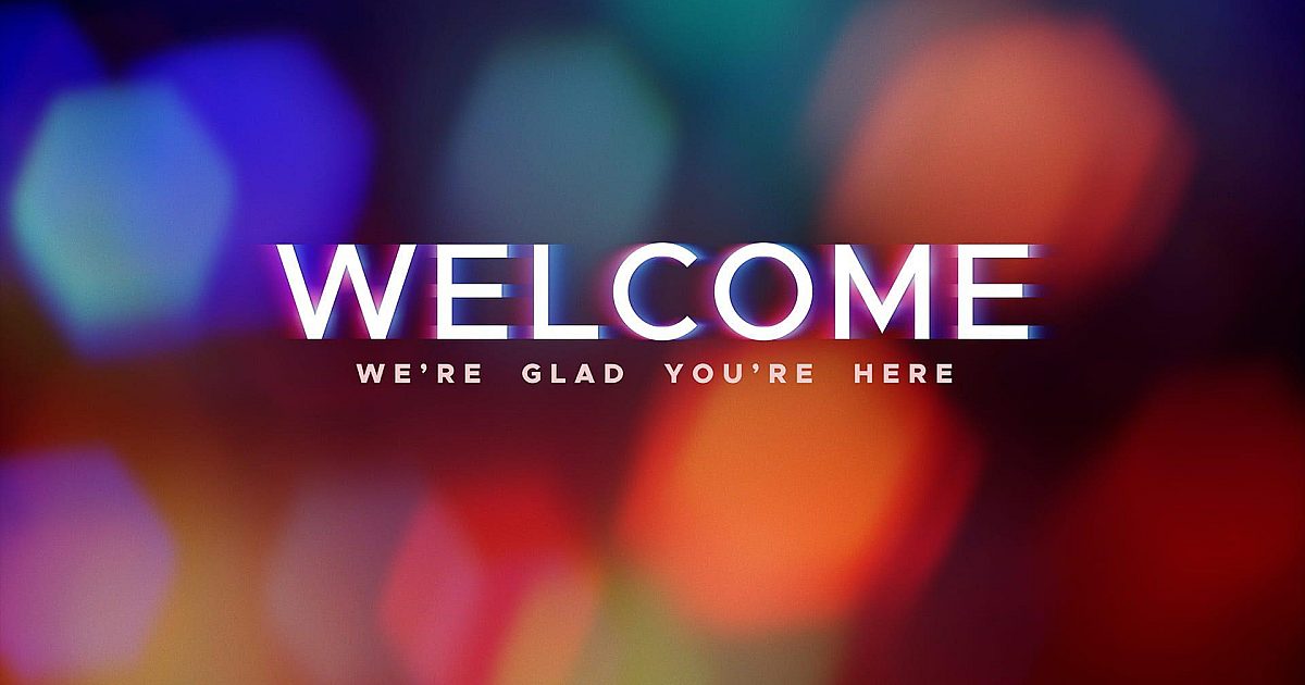 Defocus Welcome | Motion Video Background
